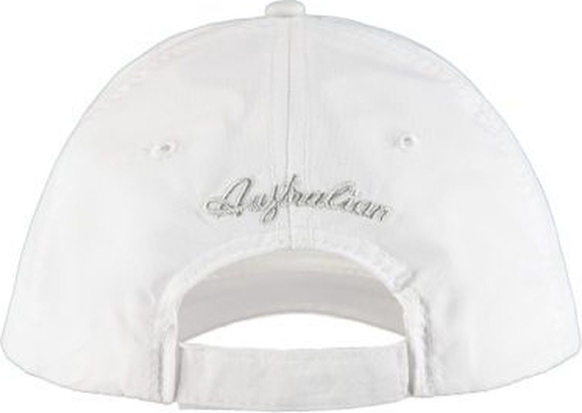 Australian cap met zilveren logo wit | bol.com