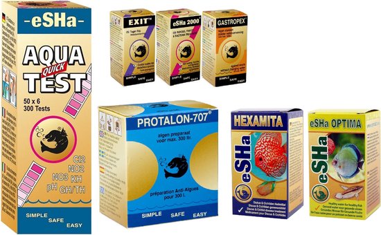 Esha - Esha medicatie pakket - Esha 2000 - Exit - Gastropex - Protalon 707 - Optima -... | bol