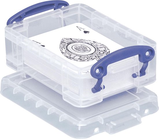 Really Useful Box visitekaarthouder 0,2 liter, transparant 100 stuks | bol