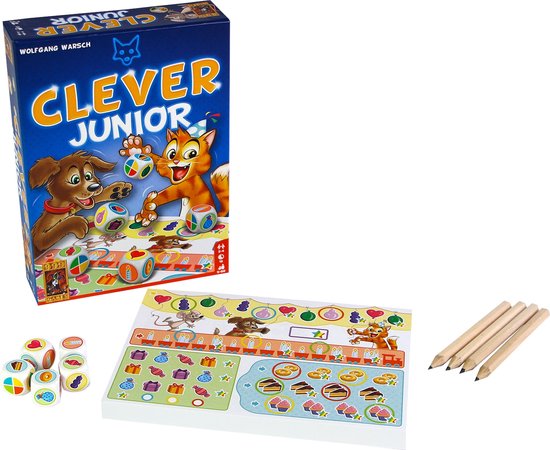 999 Games - Clever - Junior - Dobbelspel - Vanaf 5 jaar - Kinderspel ...