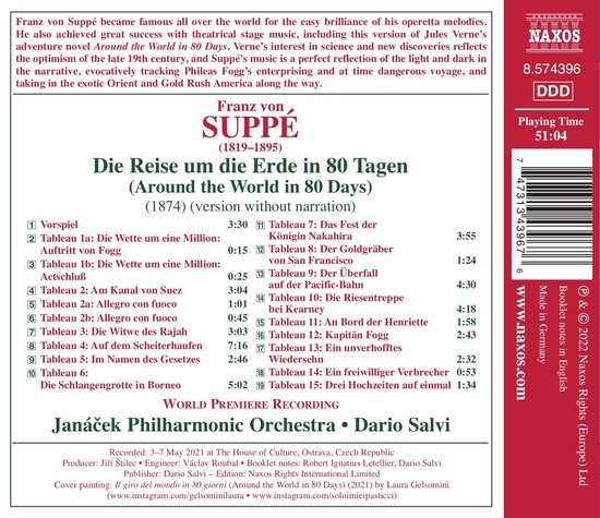 Janacek Philharmonic Orchestra, Dario Salvi - Suppé: Die Reise Um Die ...