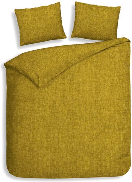 Heckett & Lane Flanel dekbedovertrek Franela (Sunset Gold)-200x200/220 ...