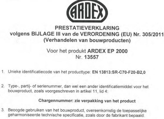 Ardex EP 2000 - Multifunctionele epoxyhars - 4.50 kg - 2K | bol