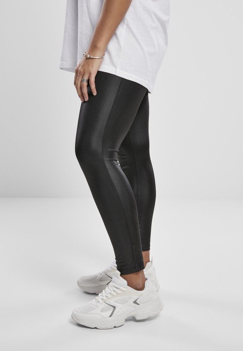 Urban Classics Legging 5xl Imitation Leather Zwart