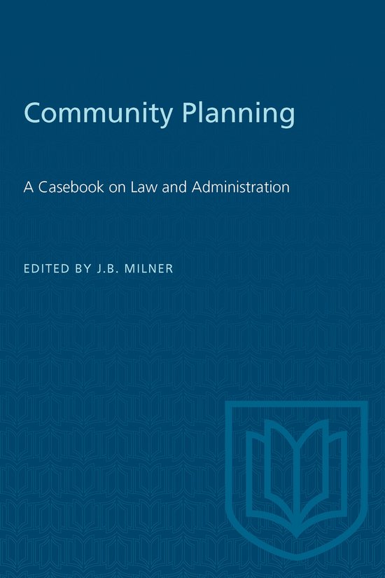 Heritage- Community Planning, J.B. Milner | 9781487578862 | Boeken ...
