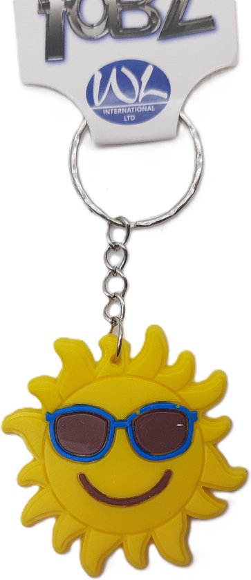 Sleutelhanger Zon Geel | Zomer | Seaside Beach Fun | bol