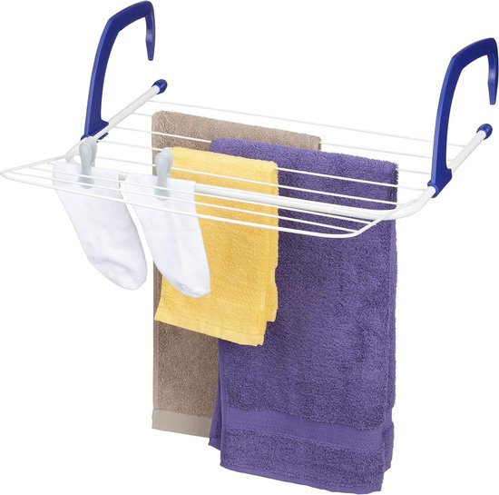 Hangend droogrek voor balkon en camping - 4 meter drooglengte ...