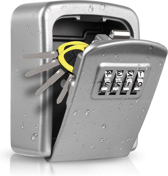 Sleutelkluis met cijfercode voor buiten en binnen - wandmontage ...