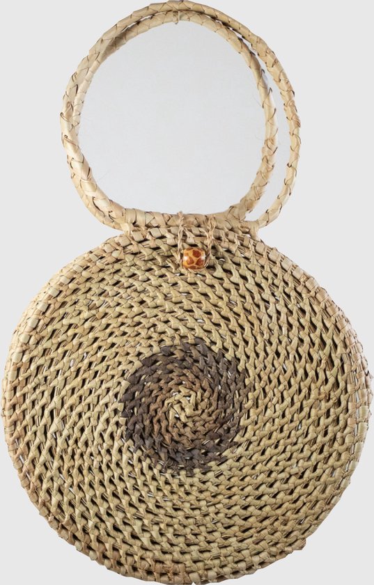 ronde rieten handtas | bol