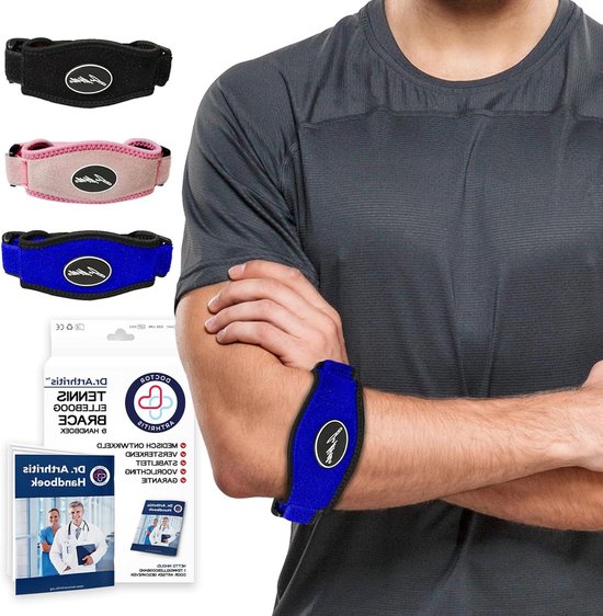 Unisex Tennis Elbow Brace - Durable Golf Elbow Belt for Tendonitis ...