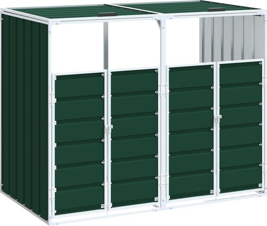 vidaXL - Containerberging - voor - 2 - containers - 144x81x113 - cm ...