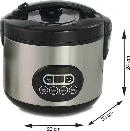 Equivera Rice Cooker - Rijstkoker - Rijstkokers - Rijst koker - Must ...