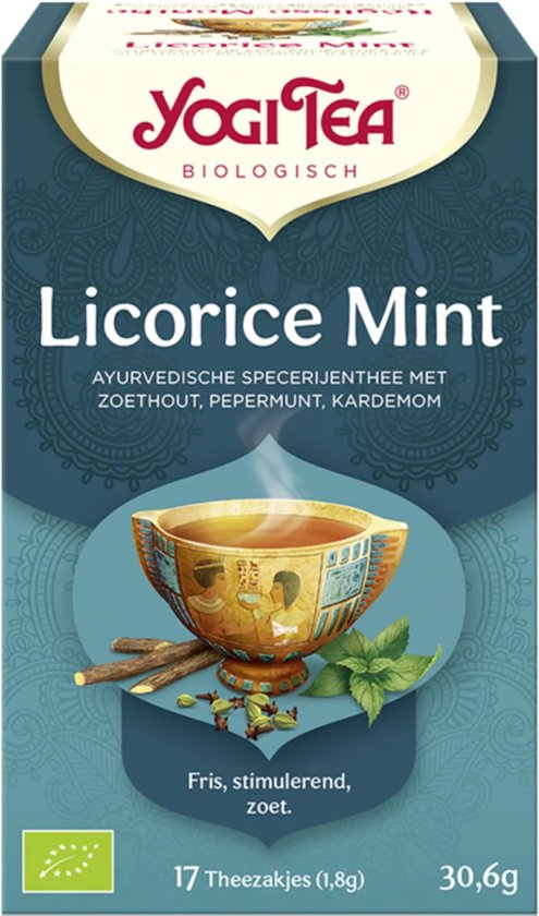 Yogi Tea Licorice mint 17 zakjes | bol