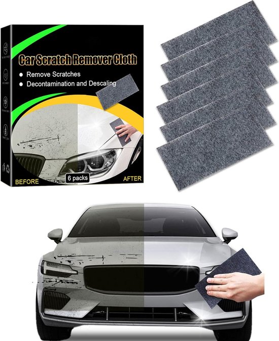 Autolak Krasverwijderaar - Microvezeldoek voor krassen - 6 stuks | bol