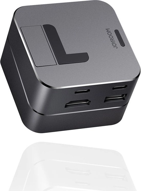 Joyroom - multifunctionele - standaard HUB USB Type C - USB 3.0 / RJ45 ...