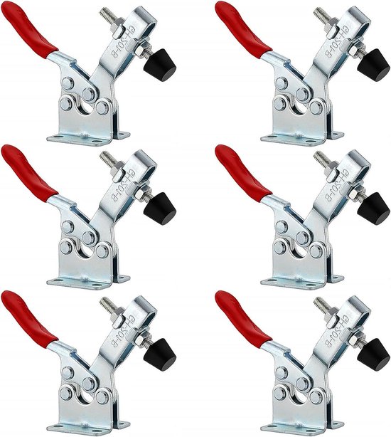 Snelspanner 6 stuks metaal horizontale toggle-klem handgereedschap 100 ...