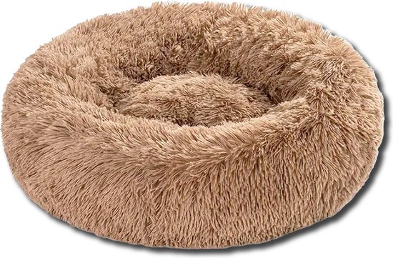 Ji Donut Hondenmand - Ronde, fluffy hondenmand voor hond - 100 cm ...