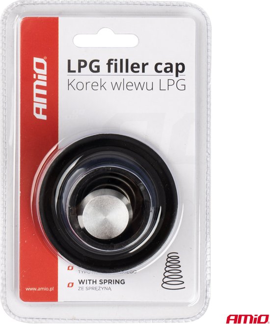 AMiO Universele LPG Gas Tankdop Gasdop Brandstofdop Zwart | bol