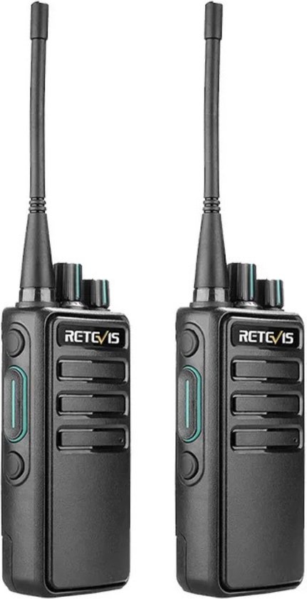 Retevis - RB629 - Walkie Talkie - Two Way Radio - PMR446 - Zwart - 2 ...