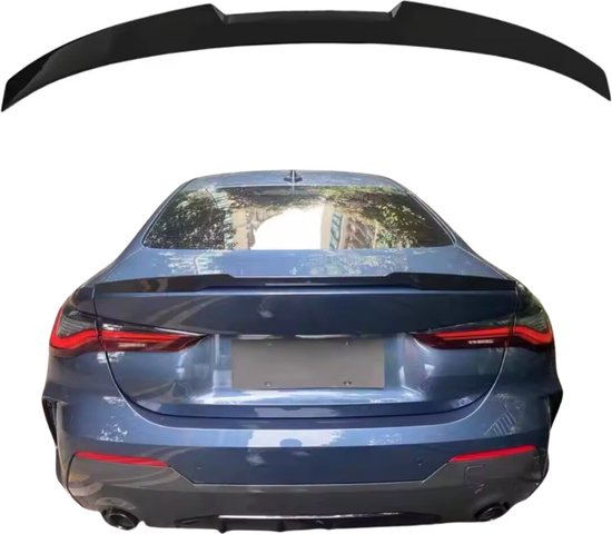 BMW 4 Serie G22 (2020+) M-Style Spoiler Lip Glans Zwart | bol