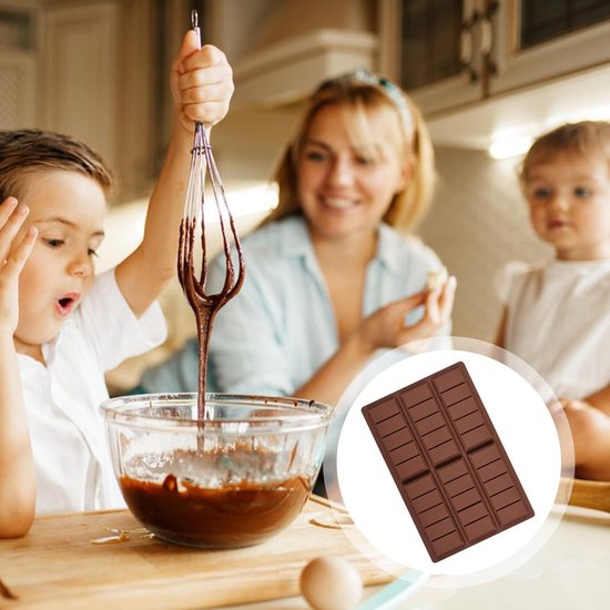 Chocolade vorm siliconen - 2 stuks met 6 vormen anti-aanbaklaag voor ...