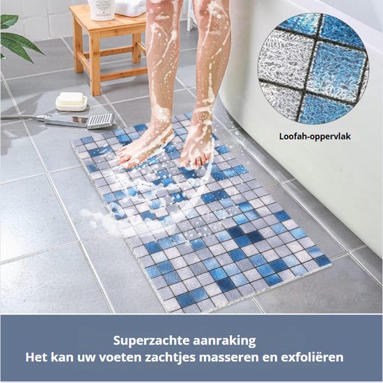 Douchemat - Badmat - Antislip Mat Douche - Badkamermat - Toiletmat ...