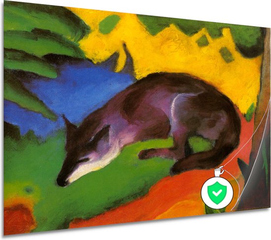Blauwe Zwarte Vos - Franz Marc posters - Vos poster - Posters Oude ...