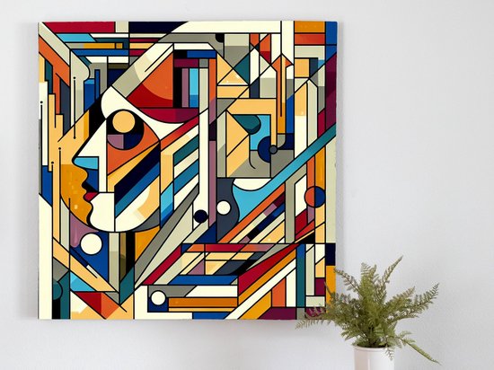 Abstract picasso schilderij | Pablo's Vision: A Fusion of Abstract and ...