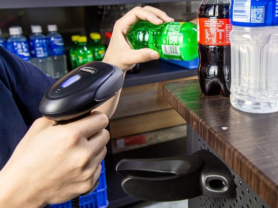 Handheld Barcode Scanner 1D - USB Laser Code Reader - Bedraad Barcode ...