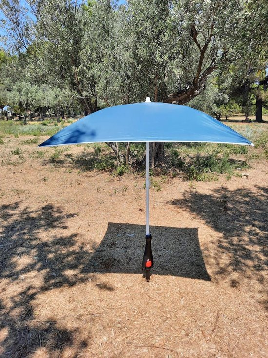 Parasolvoet met vloerpluggen - zwart, voor strand, aarde, weide, tuin ...