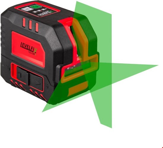 Levelfix kruislijnlaser CL120G groen set + statief 556112 | bol