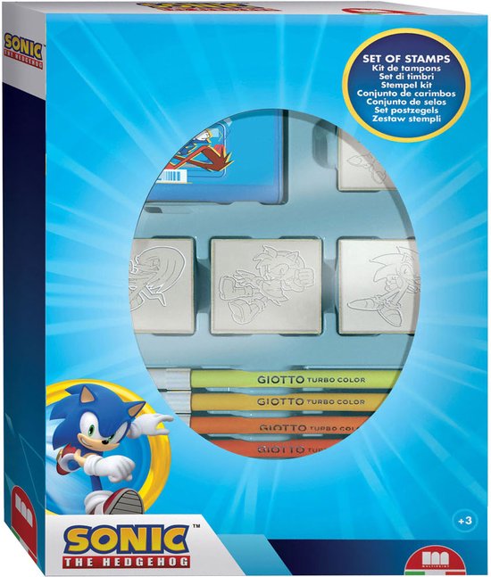 Sonic Stempelset met 4 Stempels | bol