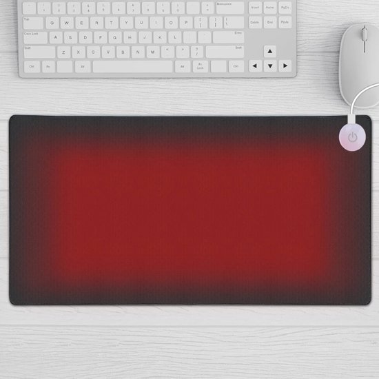 Verwarmde Bureauonderlegger met Muismat en 3 Warmtestanden ...