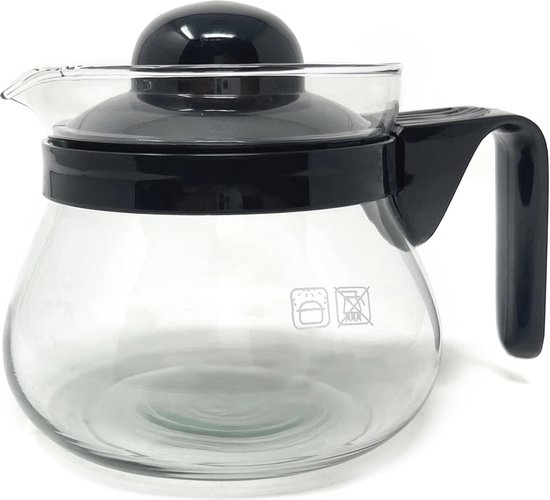 Magnetronbestendige Koffiemok - Thermo Glazen Theepot - 500 ml Koffie ...