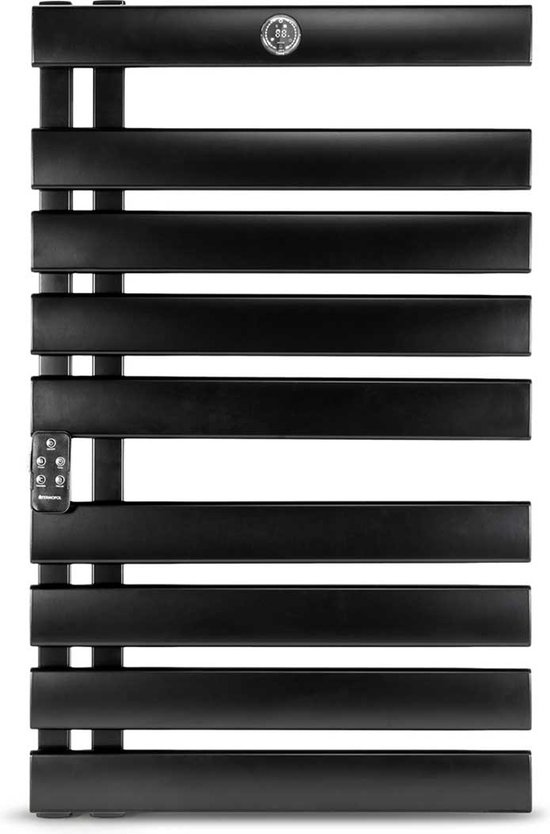 TL-Elektrische badkamer radiator 425 Watt zwart met ingebouwde ...