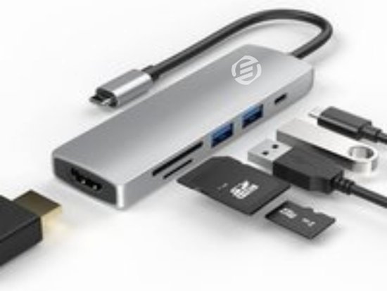 Equivera USB C naar HDMI Adapter - Hub - Type C to HDMI - Geschikt voor Verschillende... | bol