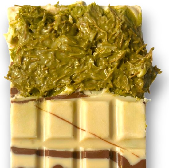 Dubai Chocolade Reep Witte Chocolade | Pistache & Knafeh | XL | Extra ...