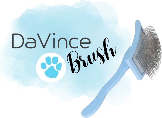 DaVinceBrush - 20 cm x 9,6 cm - Professionele Langharige Kattenborstel ...