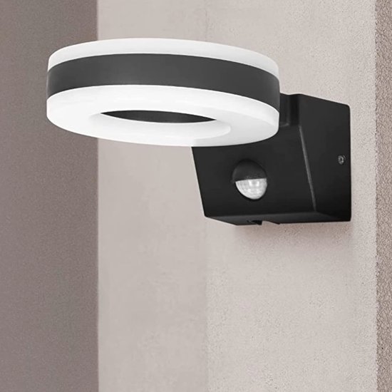 LED Buitenlamp met Bewegingssensor en Dimbare LUX Instelling voor Tuin ...