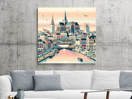 Modern groningen schilderij | Groningse Futuristische Visie ...