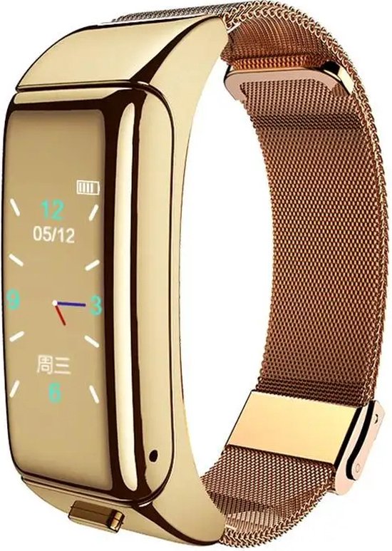 2-in-1 Smart Armband met Bluetooth Oordopjes en Fitness Armband ...