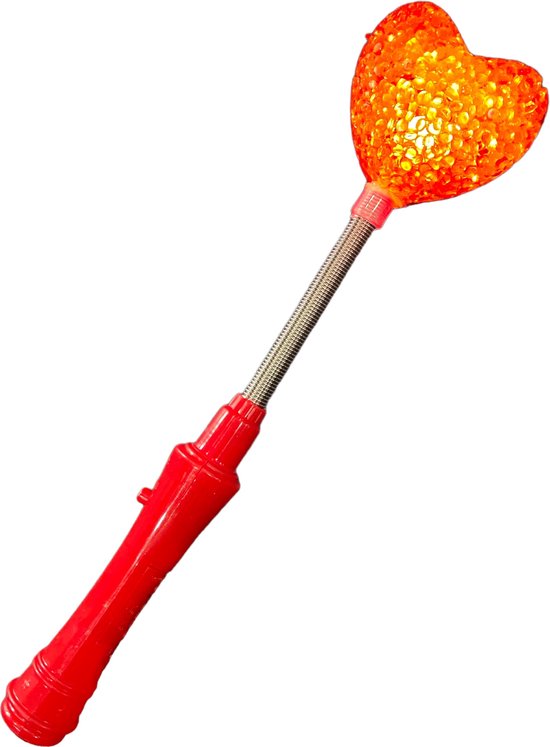 Lichtgevende Hart Stick op Veer - Knipperend en Constant Brandend ...