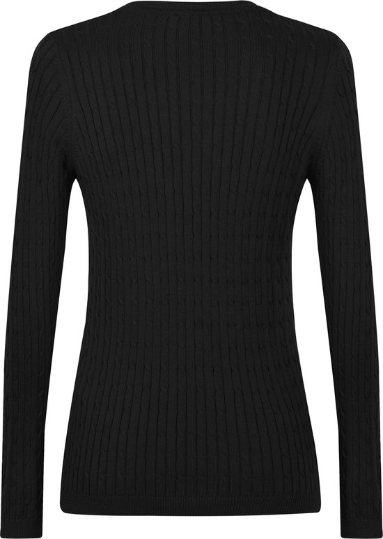 Jimmy Sanders V-Neck Sweater - V Trui - 100% Katoen Dames Zwart - Xl | bol