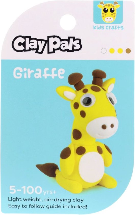 Clay Pals kleisetje - Giraffe | bol