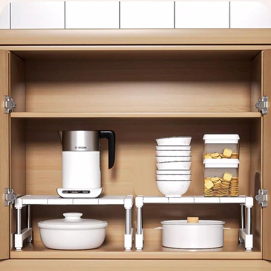 Plankinzet antislip organizer keukenkast - 36 cm lang - badkamer ...