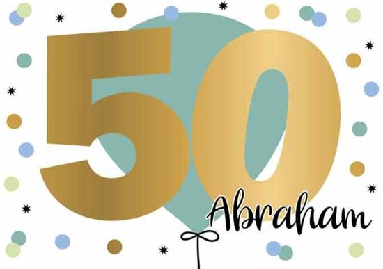 Wenskaart - Daisy 50 jaar Abraham | bol