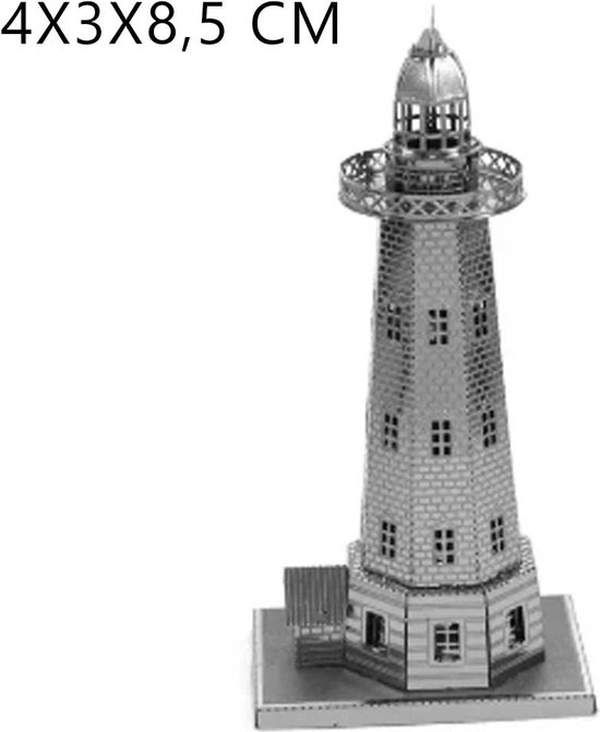 Vuurtoren 3D Metalen Miniatuur Bouwpakket - Schaalmodel Puzzel | bol
