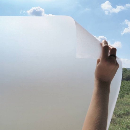 Easy Fix Raamfolie - 45cm x 200cm - Anti Inkijk - Zelfklevend en ...
