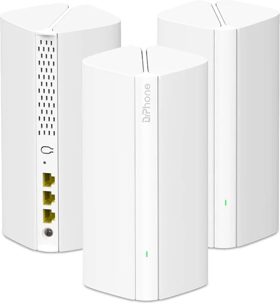 DrPhone SkyLink Wifi 6 Router - AX3000 Mesh - WPA3 - Ouderlijke ...