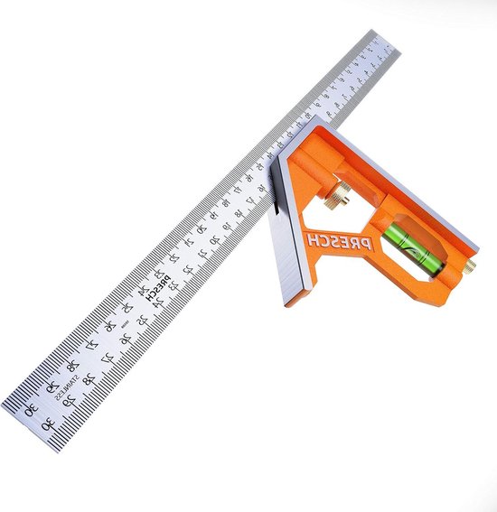 Winkelhaak 300mm Metaal - Metrisch - Universele Combinatiehoek ...